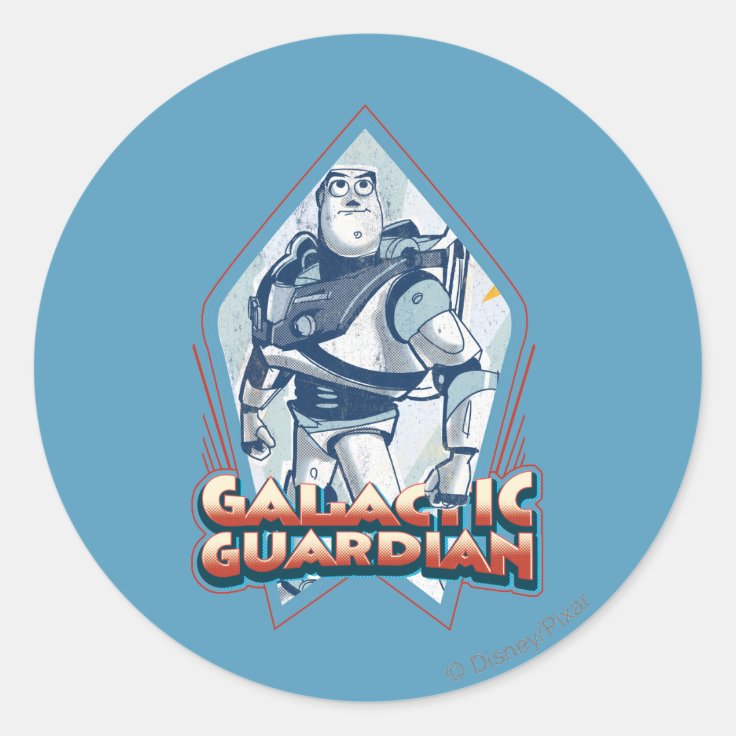 Buzz Lightyear: Gallactic Guardian Classic Round Sticker | Zazzle