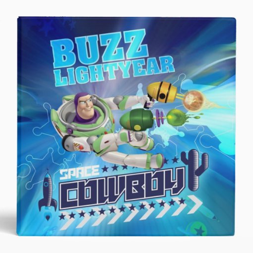 Buzz Lightyear - Space Cowboy 3 Ring Binder | Zazzle