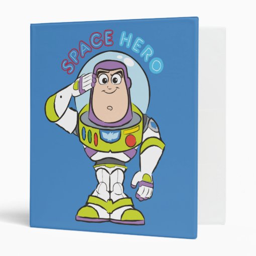 Buzz Lightyear "Space Hero" 3 Ring Binder | Zazzle