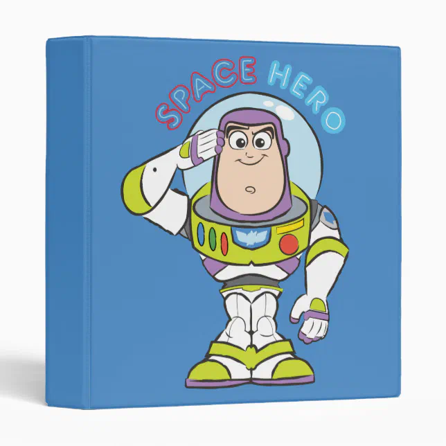 Buzz Lightyear "Space Hero" 3 Ring Binder | Zazzle