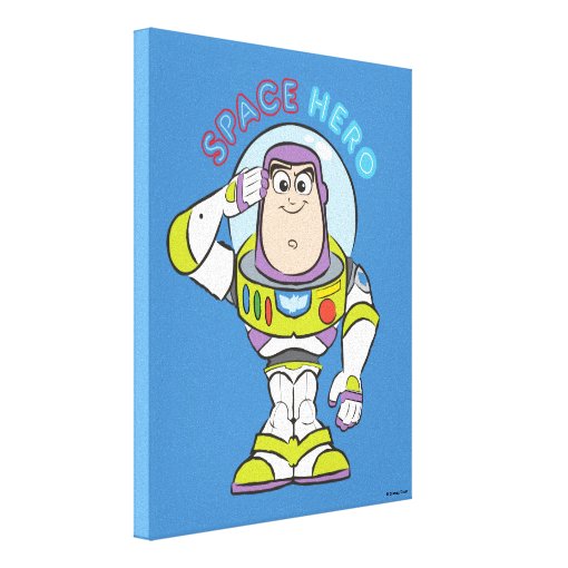 Buzz Lightyear "Space Hero" Canvas Print | Zazzle