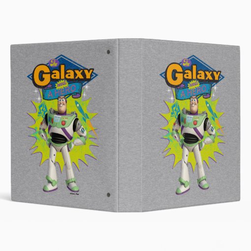 Buzz Lightyear | The Galaxy Needs a Hero 3 Ring Binder | Zazzle