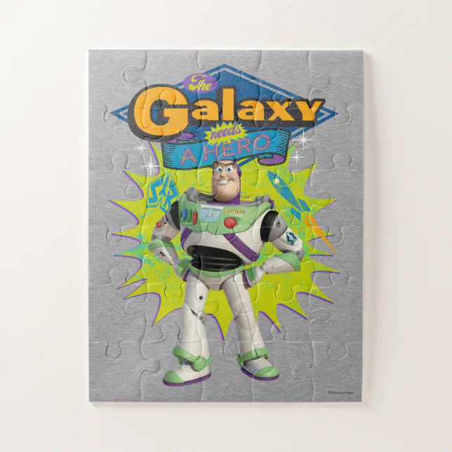 Buzz Lightyear | The Galaxy Needs a Hero Jigsaw Puzzle | Zazzle