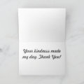 BW Sky Thank You Card | Zazzle