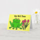 BX- Funny Frog Get Well Card | Zazzle