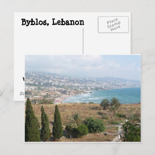 Byblos Lebanon Postcard | Zazzle