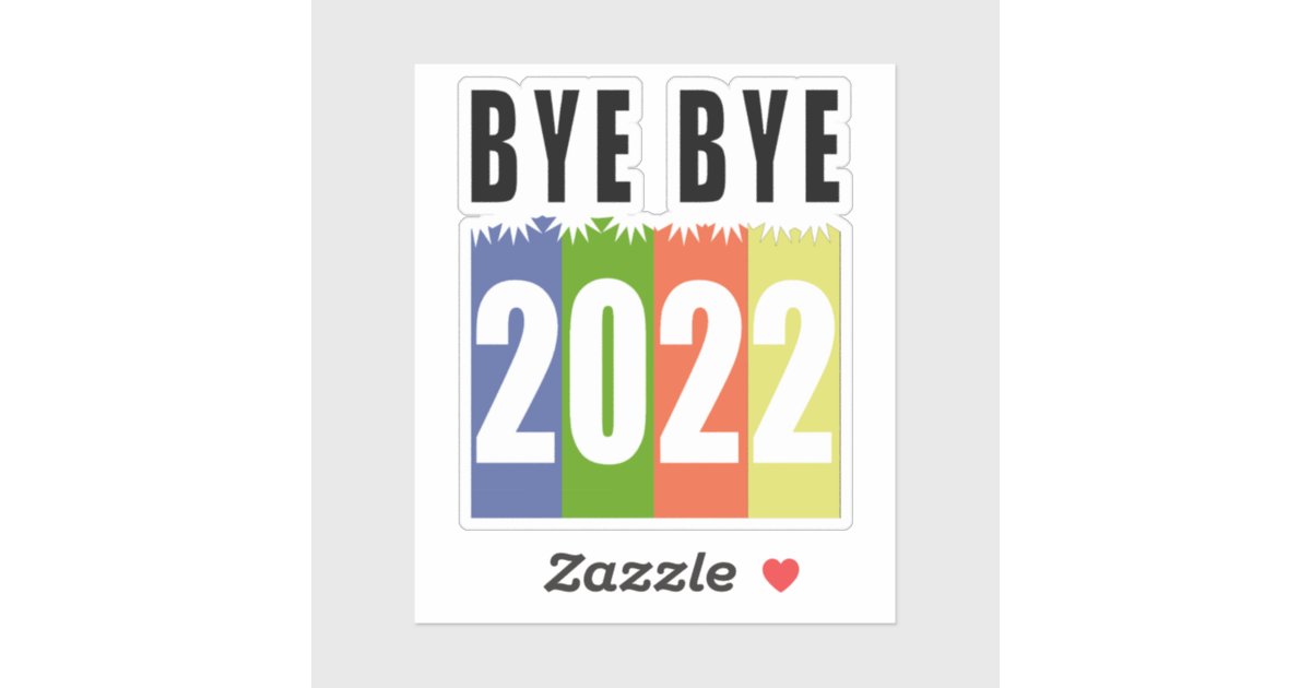 funny bye sticker