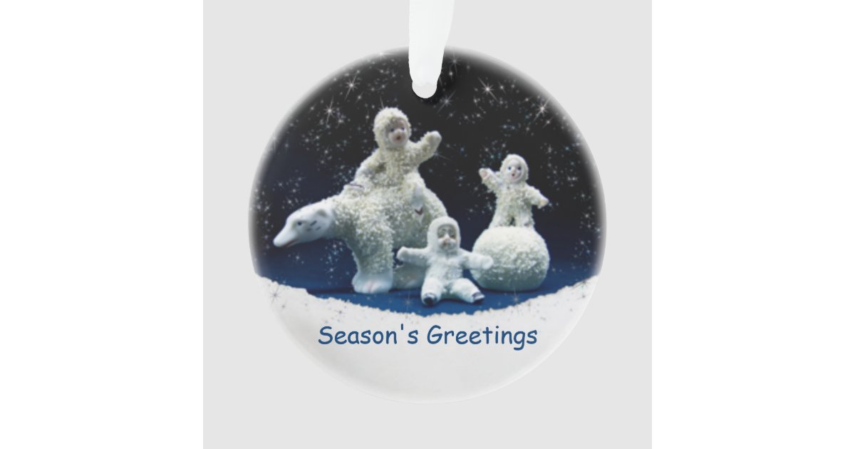 Bye Bye Snow Babies Ornament | Zazzle