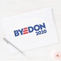 BYEDON OVAL STICKER | Zazzle