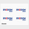 BYEDON OVAL STICKER | Zazzle