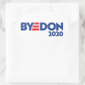 BYEDON OVAL STICKER | Zazzle