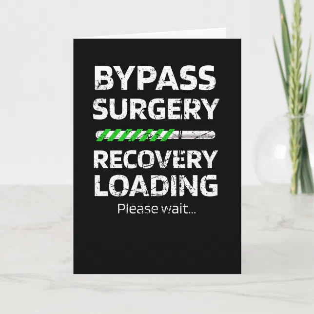 Bypass Surgery Recovery Gift | Open Heart Surgery Card | Zazzle