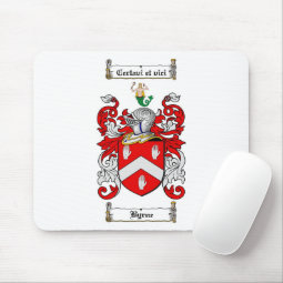 BYRNE FAMILY CREST - BYRNE COAT OF ARMS MOUSE PAD | Zazzle
