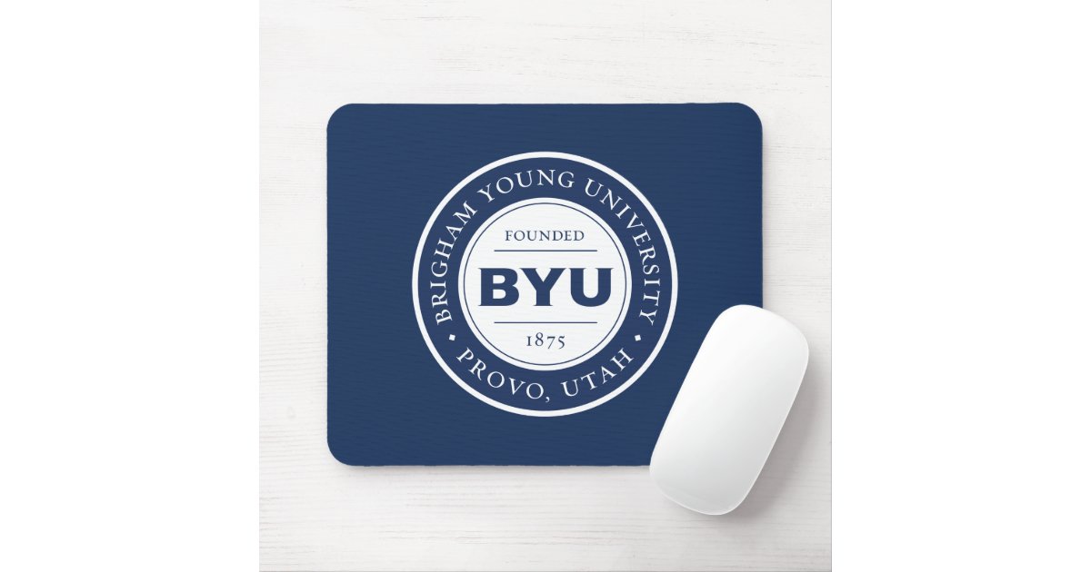 BYU Circle Logo Mouse Pad | Zazzle