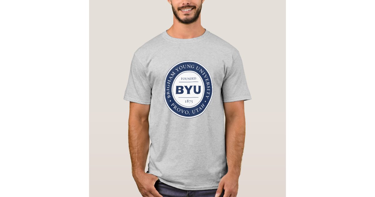 BYU Circle Logo T-Shirt | Zazzle
