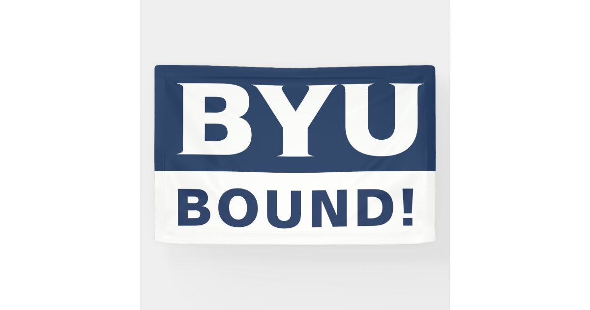BYU Text Logo Banner | Zazzle