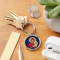 Byzantine Christian Orthodox Icons: Virgin Mary Keychain | Zazzle