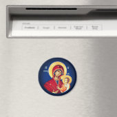 Byzantine Christian Orthodox Icons: Virgin Mary Magnet | Zazzle
