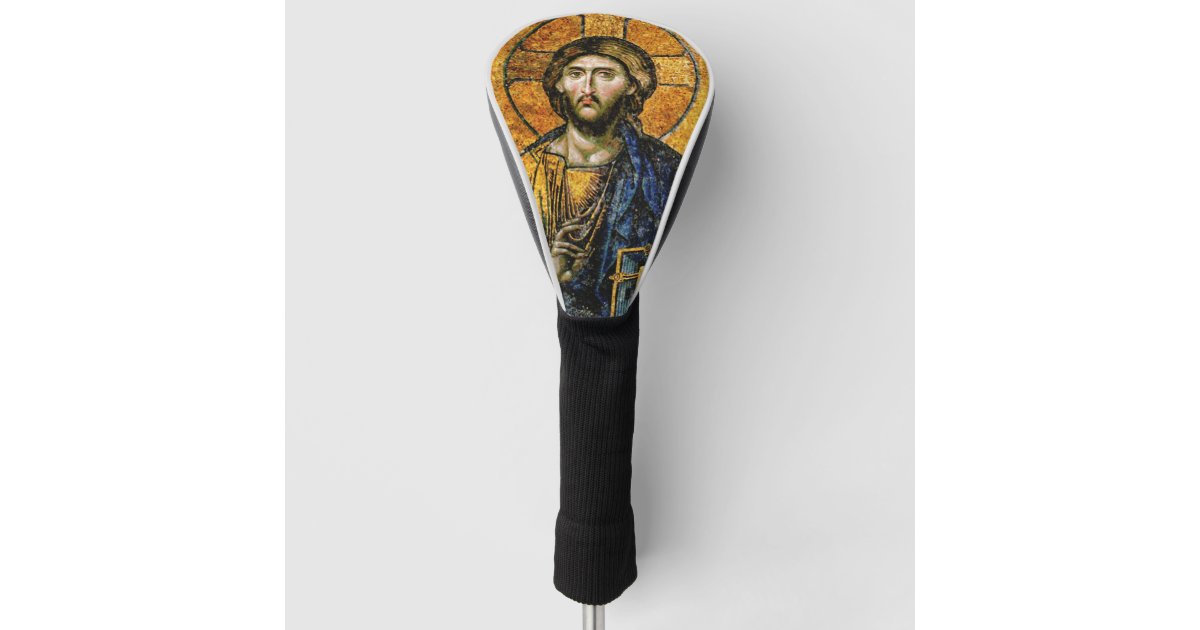 Byzantine Icon of Jesus Christ Orthodox Christian Golf Head Cover | Zazzle