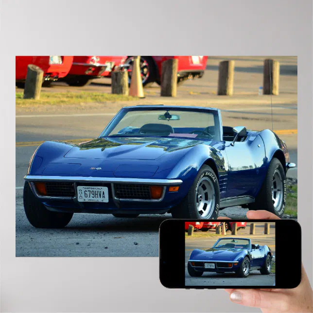 C3 Corvette convertible Poster | Zazzle