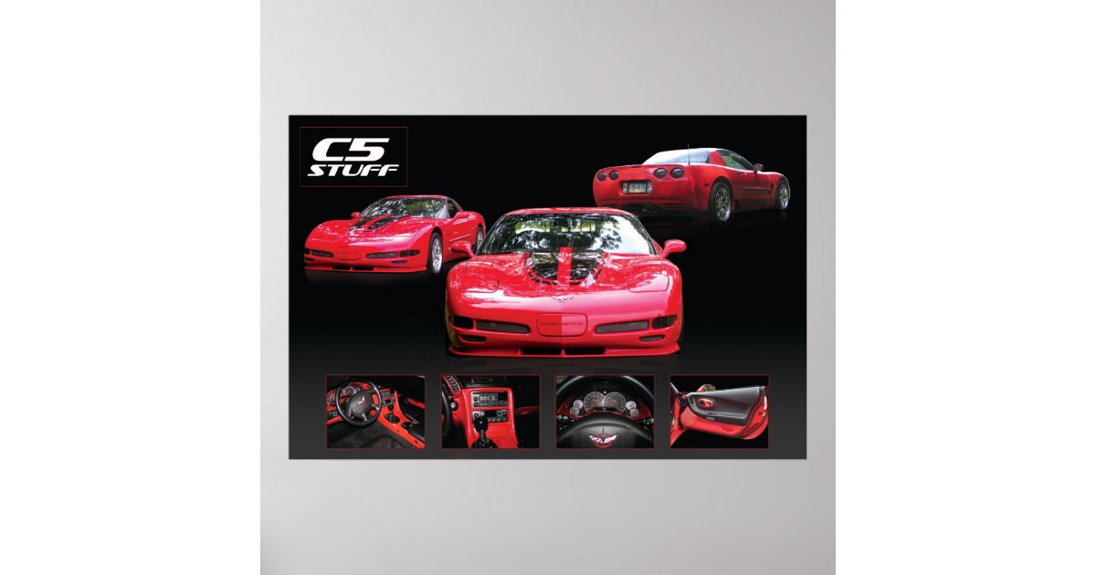 C5 corvette poster | Zazzle