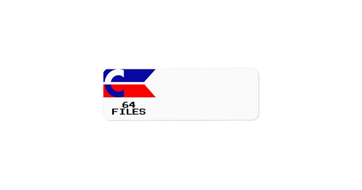 C64 Floppy Disk Label | Zazzle