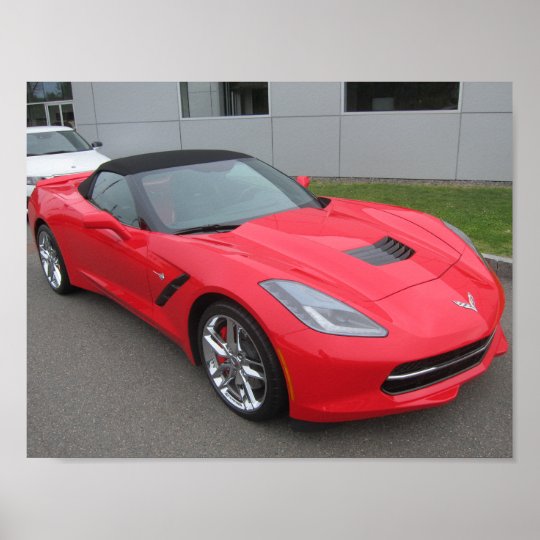C7 Corvette Convertible Poster | Zazzle.com