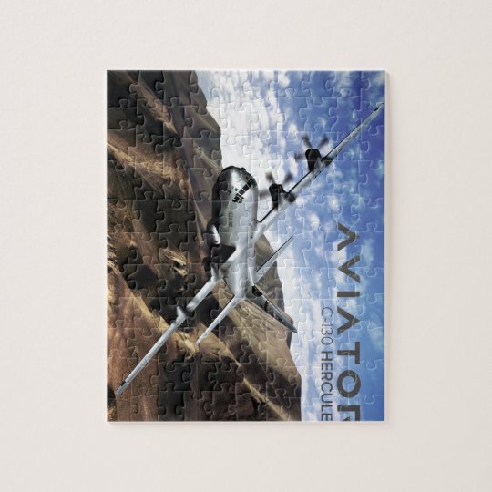 C-130 HERCULES Military Airplane Jigsaw Puzzle | Zazzle