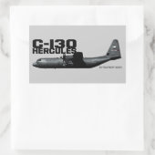 C-130 Hercules Rectangular Sticker | Zazzle
