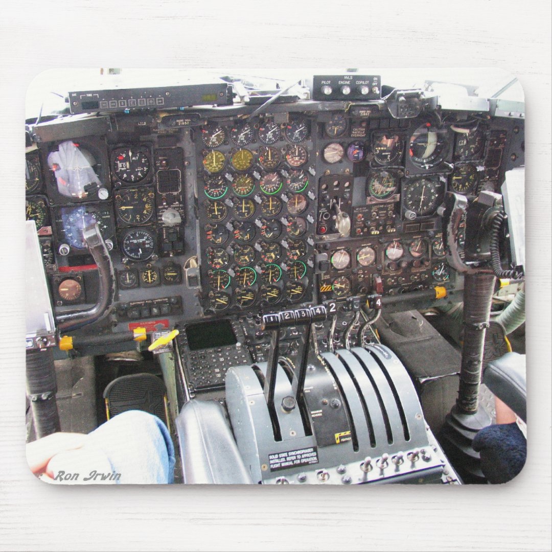 C-130A Cockpit Mouse Pad | Zazzle