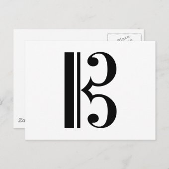 C-Clef Postcard | Zazzle