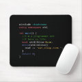 C++ Infinite Loop Eat Sleep Code Mousepad | Zazzle