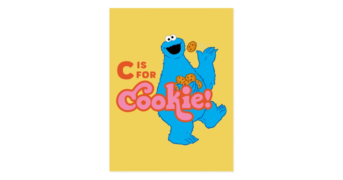C is for Cookie Postcard | Zazzle.com