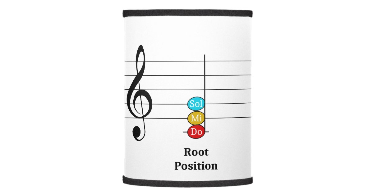 C Major Triad Inversions Solfege Kids Music Lesson Lamp Shade | Zazzle