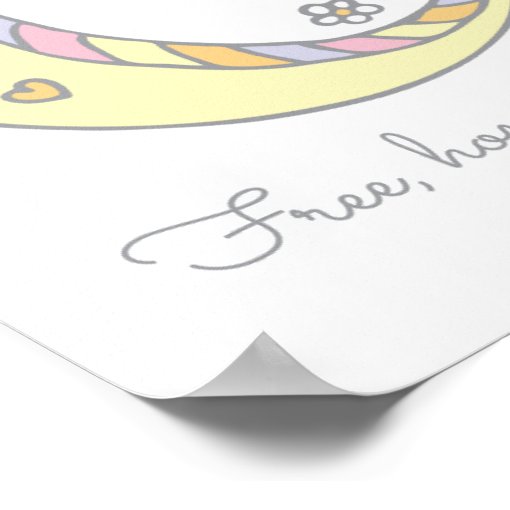 C monogram art Charlotte girls name meaning poster | Zazzle