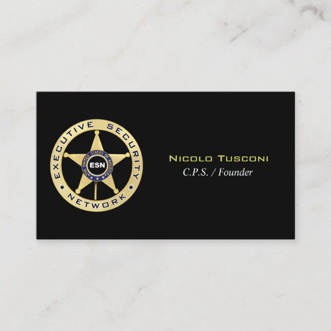 C.P.S. Business Card (Standard) | Zazzle