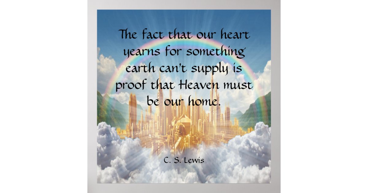 C S Lewis Quote Poster | Zazzle