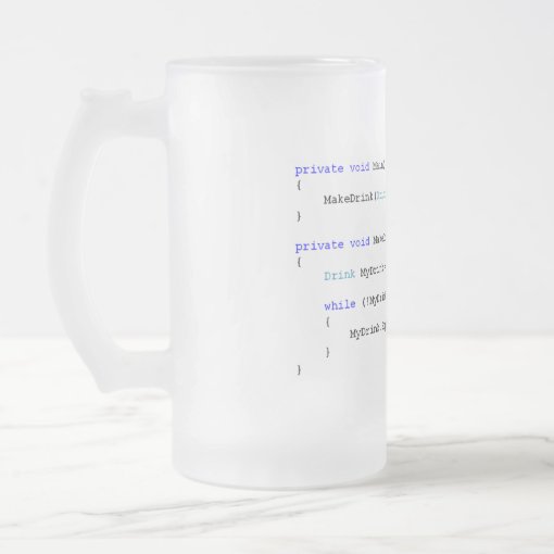 C Sharp Programmers Beer Mug | Zazzle