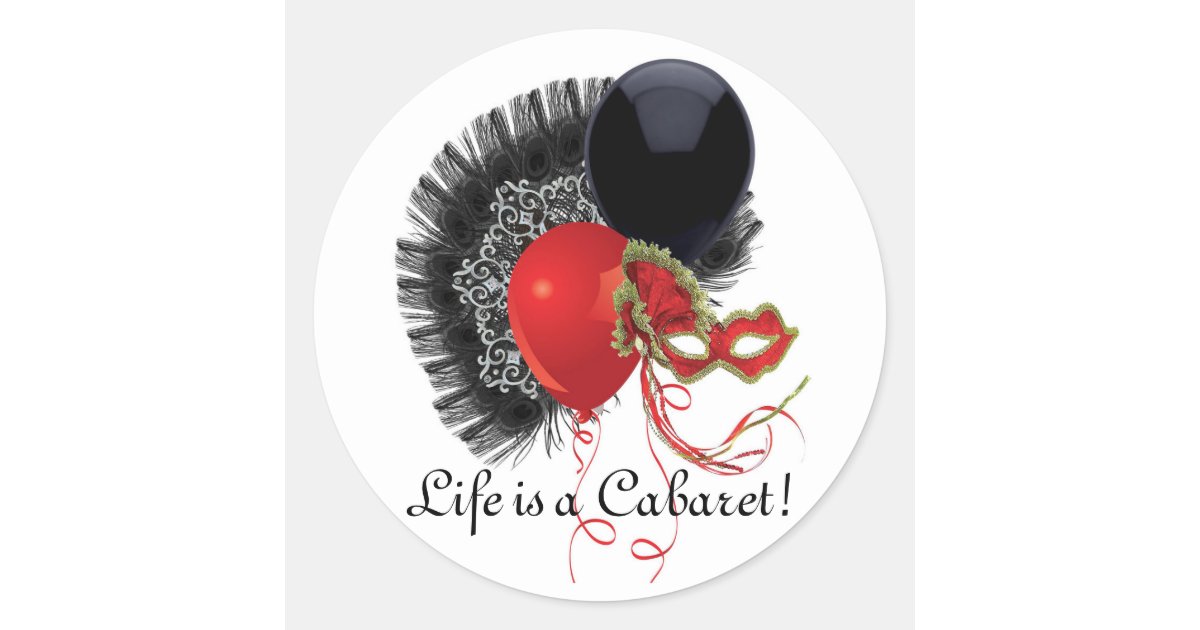Cabaret Sticker | Zazzle