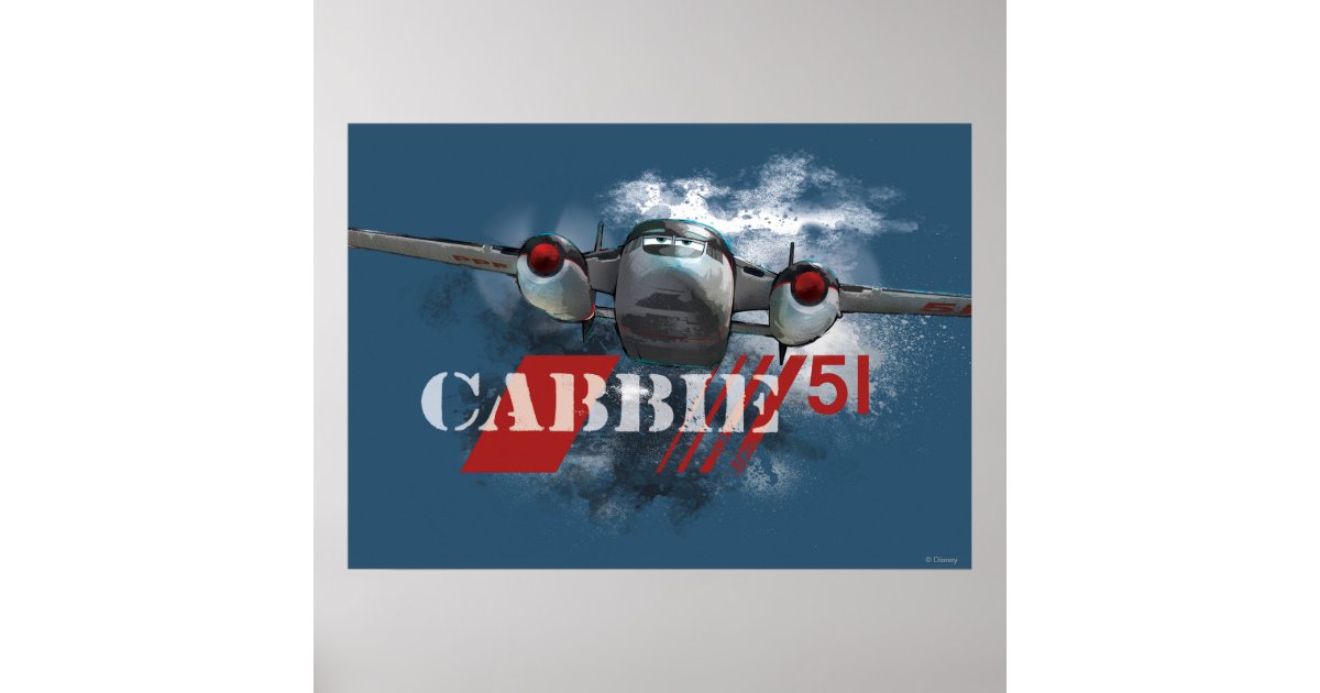 Cabbie Graphic Poster | Zazzle