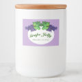 Cabernet Grape Jelly and Jam Label Light Purple | Zazzle