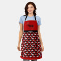 Cabin Buffalo Plaid Lumberjack Check Pattern Apron | Zazzle