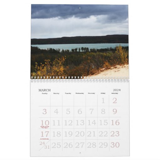 Cabin in the woods calendar | Zazzle