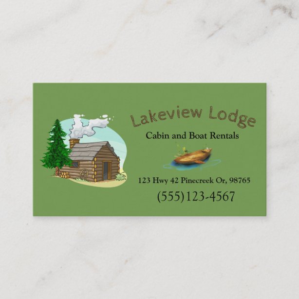 Vacation Rental Business Cards - Business Card Printing | Zazzle