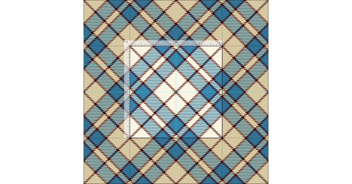 Cabin Tartan~ Snow Queen Fabric | Zazzle