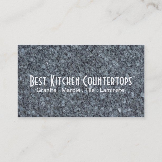 Granite Countertops Business Cards - Business Card Printing | Zazzle