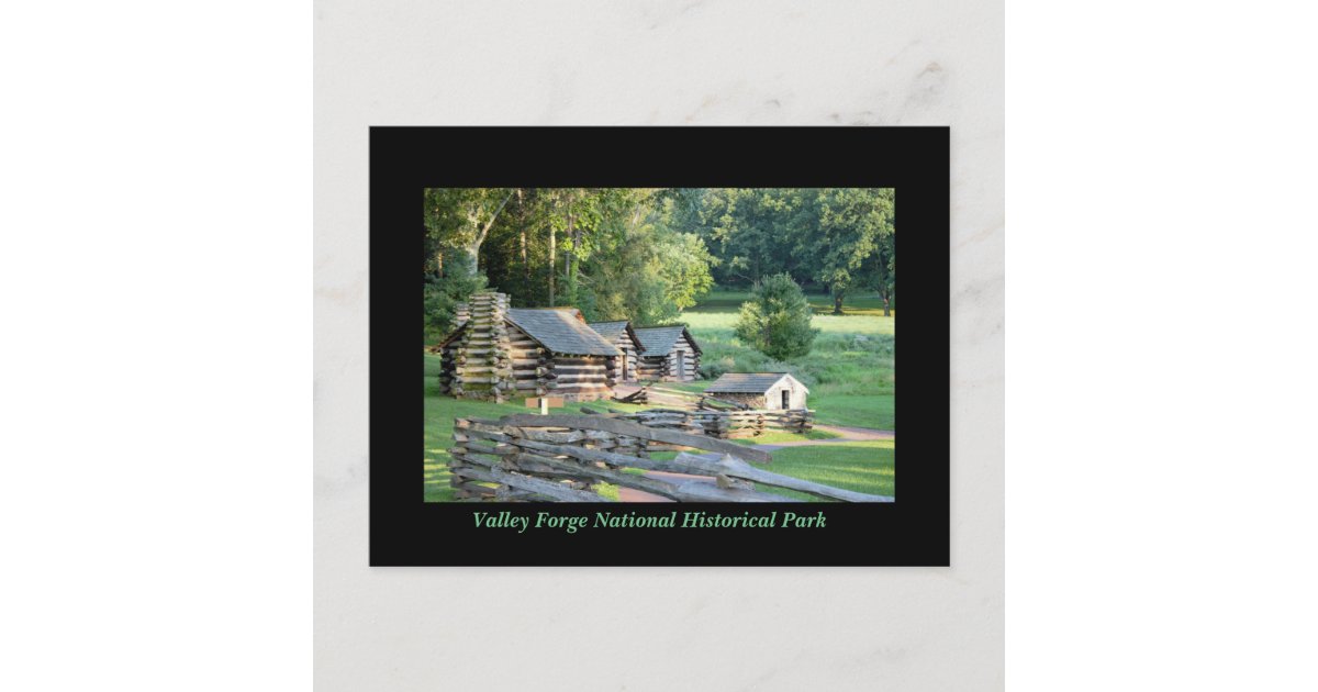Cabins at Valley Forge Postcard | Zazzle