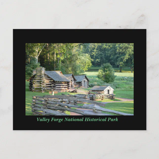 Cabins at Valley Forge Postcard | Zazzle