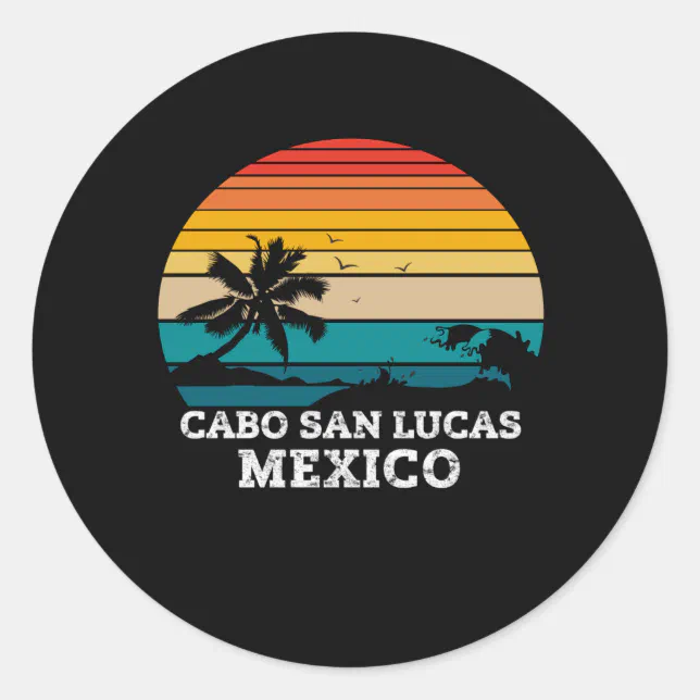 CABO SAN LUCAS MEXICO CLASSIC ROUND STICKER | Zazzle