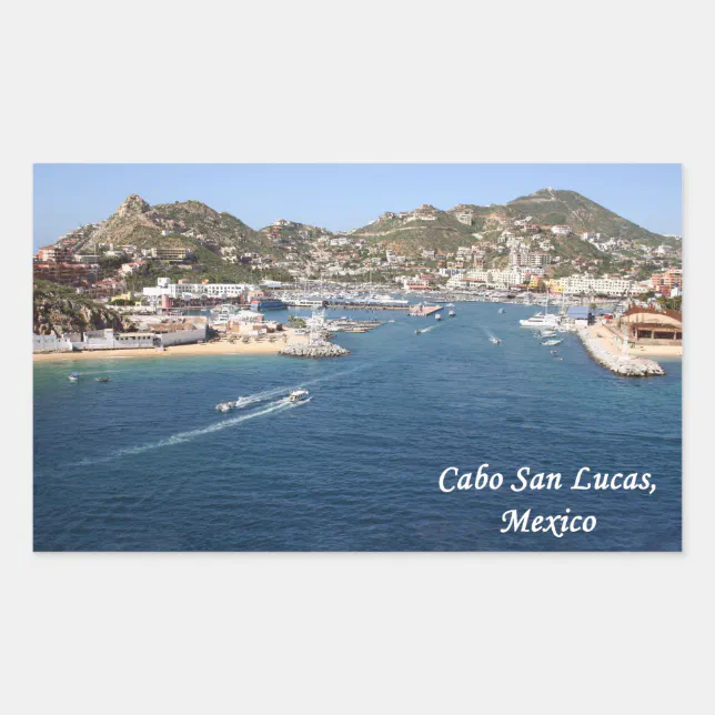 Cabo San Lucas, Mexico Rectangular Sticker | Zazzle